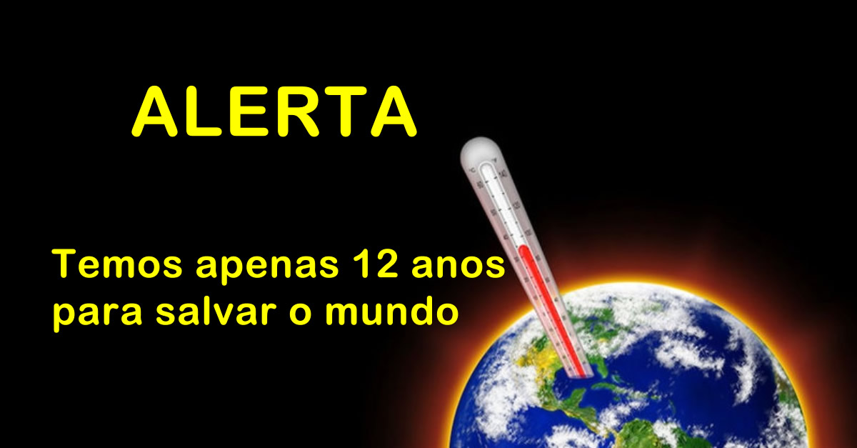 ONU alerta que temos apenas 12 anos para salvar o mundo