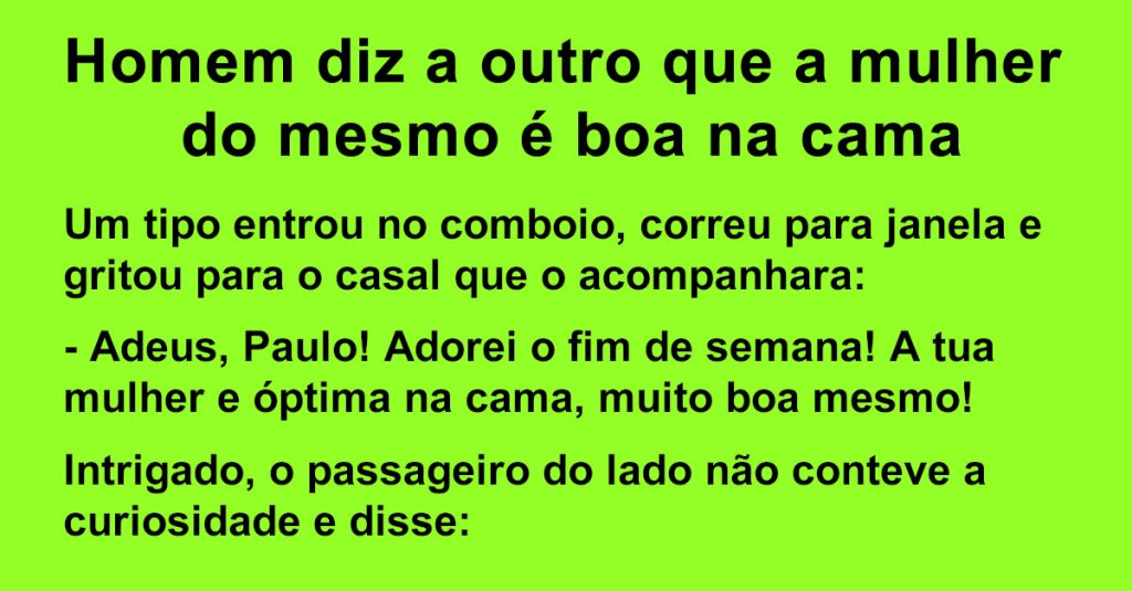 anedotas engraçadas Archives - Página 2 de 7 - MuitoBom.com